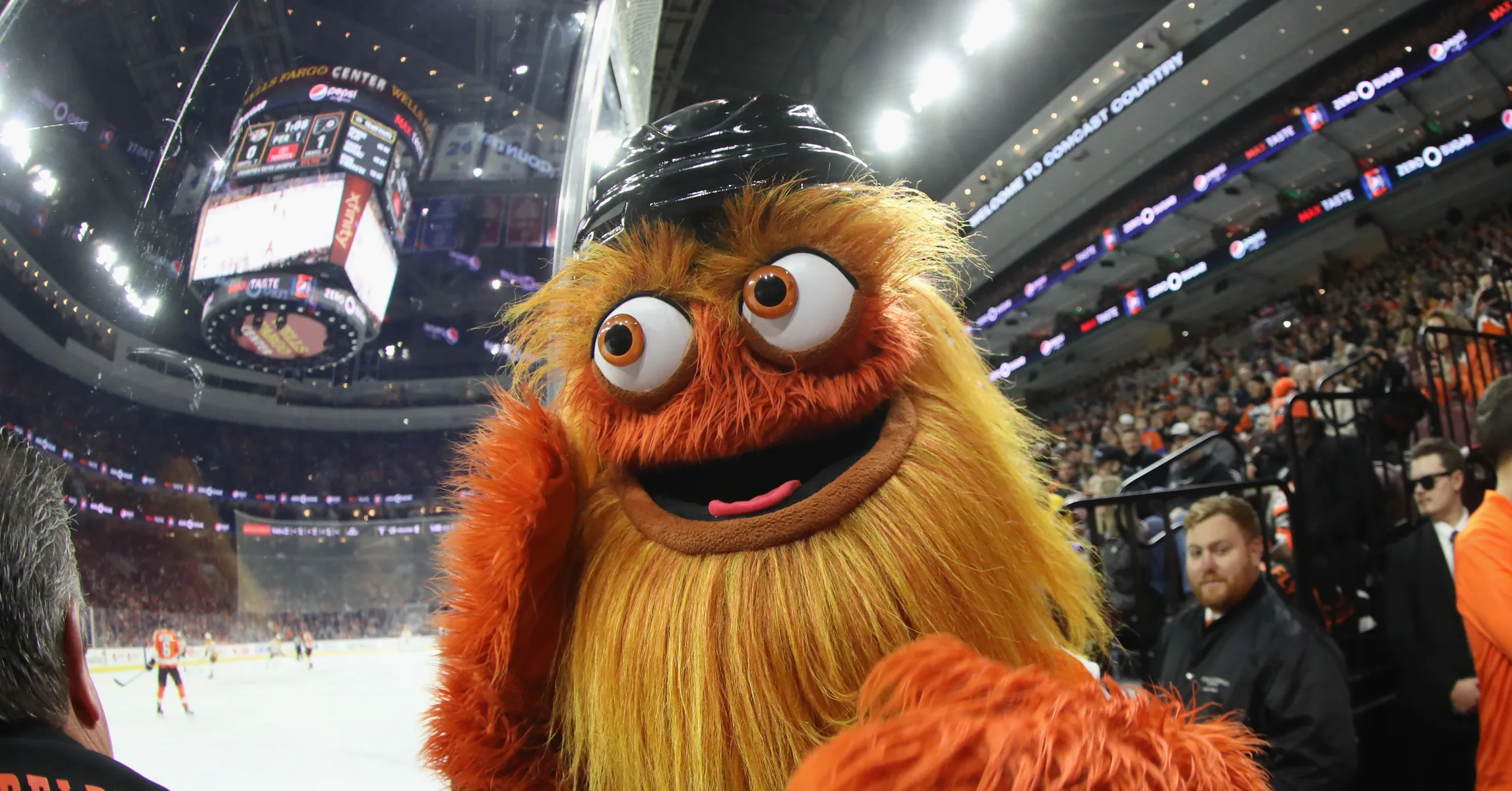 Infamous Flyers Mascot, Gritty, Accused Of Punching Young Fan