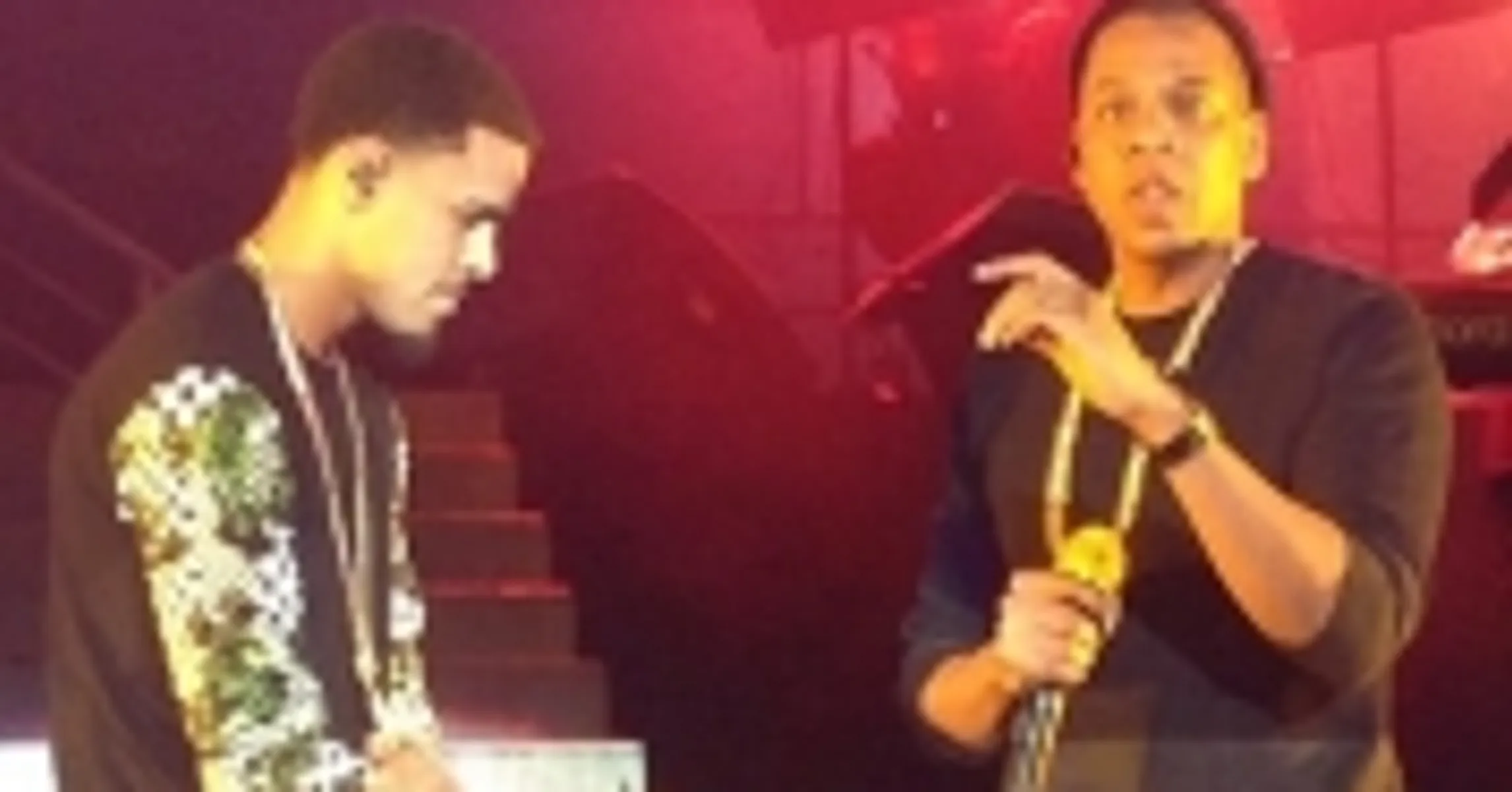 J. Cole Brings Out Jay Z At Madison Square Garden; Receives Roc Chain