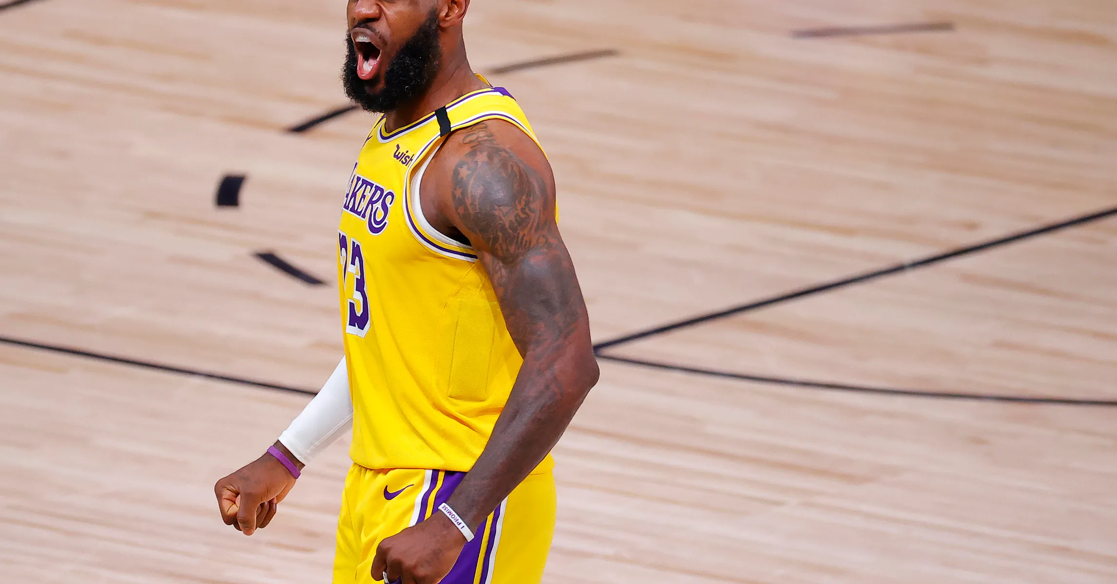LeBron James Embraces Viral Meme Of Him Yelling At Referee