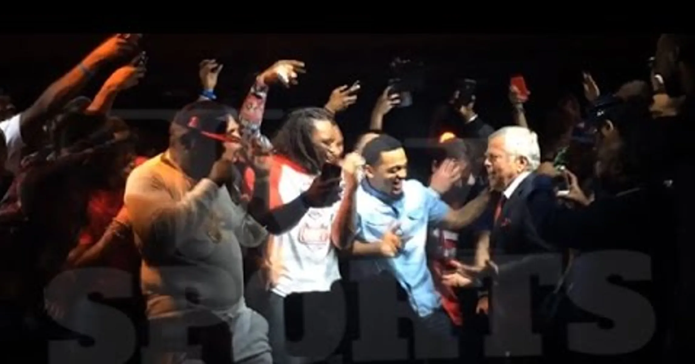 New England Patriots Owner Joins Rick Ross Onstage For "Ima Boss"