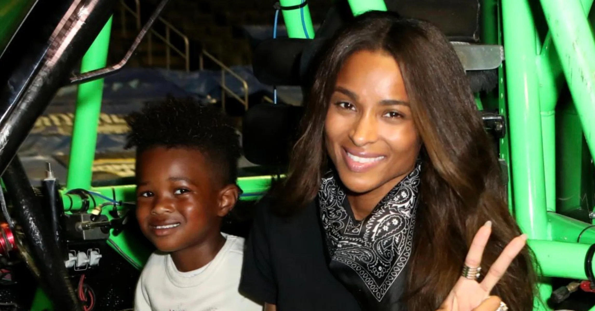 Ciara Laughs After Son Future Asks What 'Thang' Means In Her Song "Jump"