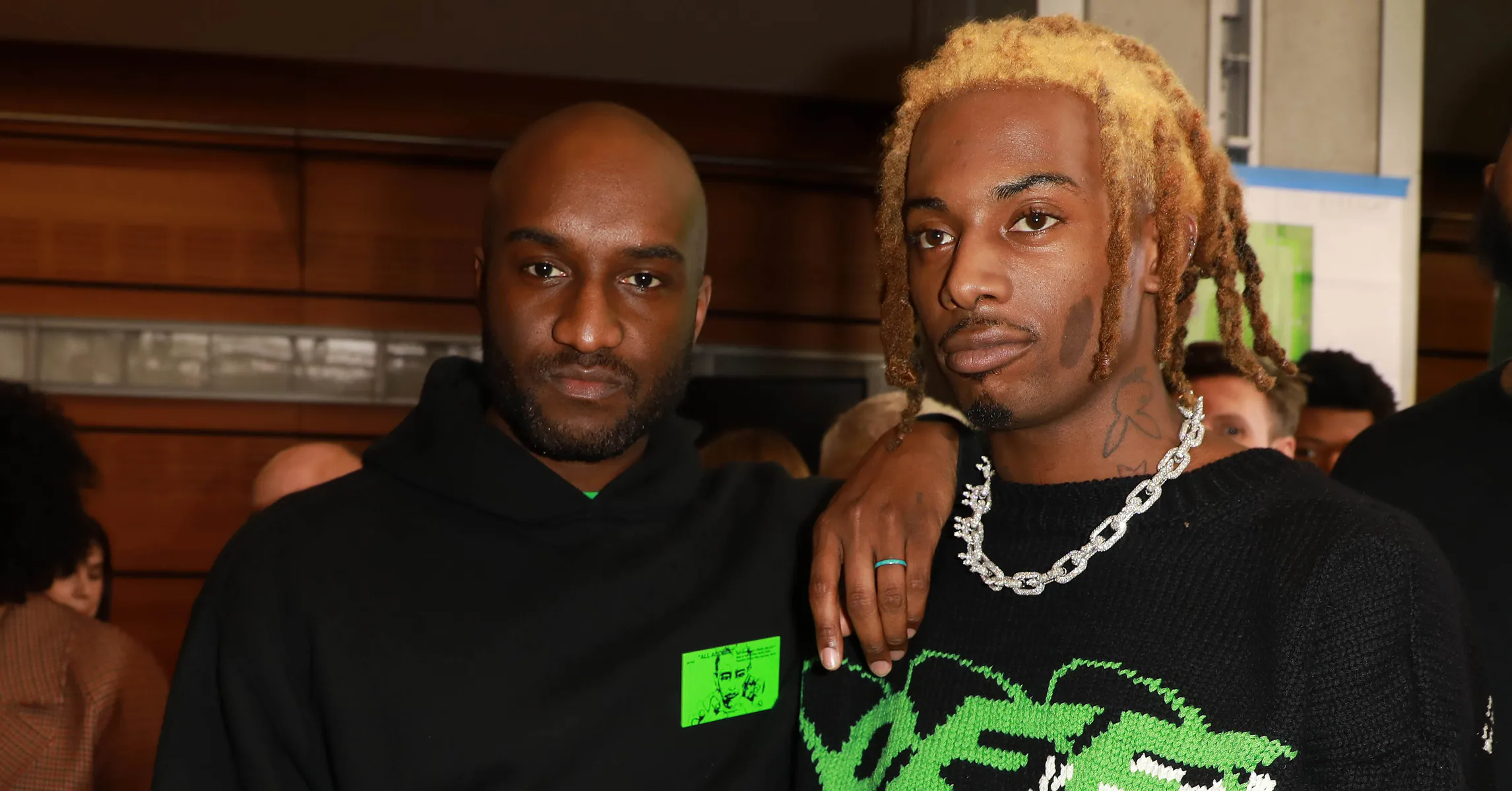 Playboi Carti Debuts Blond Hair During Off-White Fashion Show
