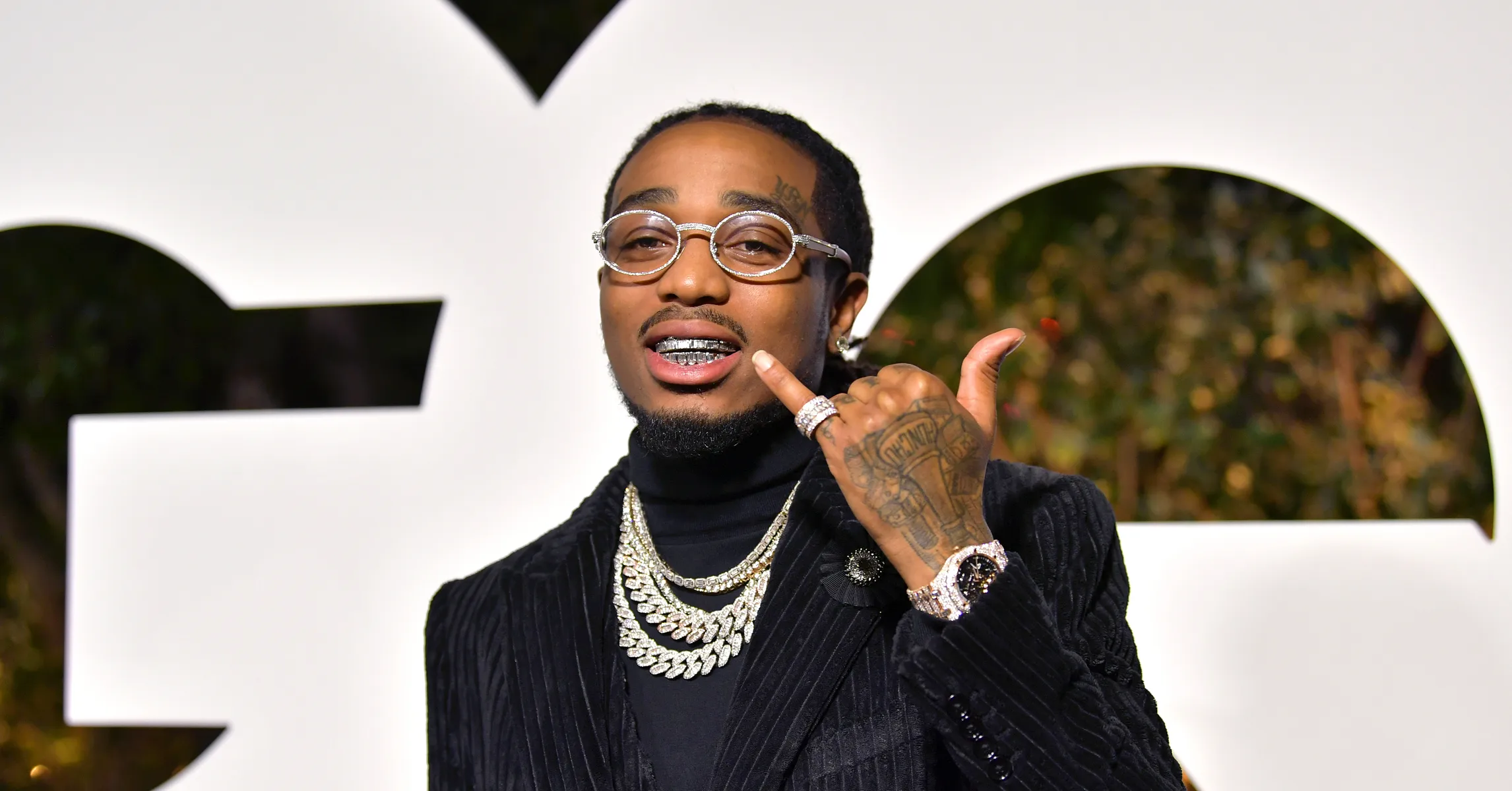 Quavo Benches Heavy Weights While Smoking A Blunt: Watch