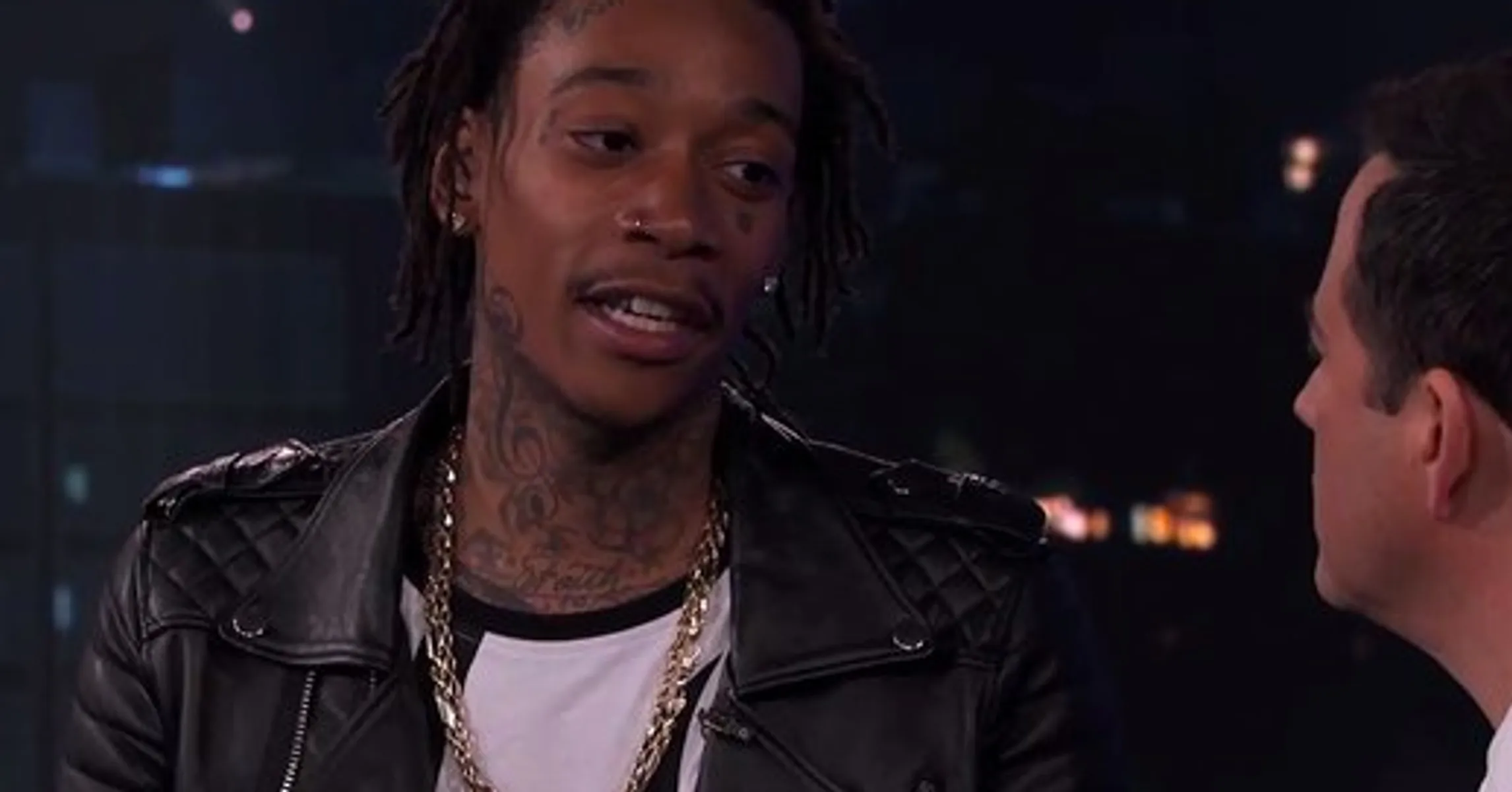 Wiz Khalifa Joins Jimmy Kimmel For Sign Language Rap Battle