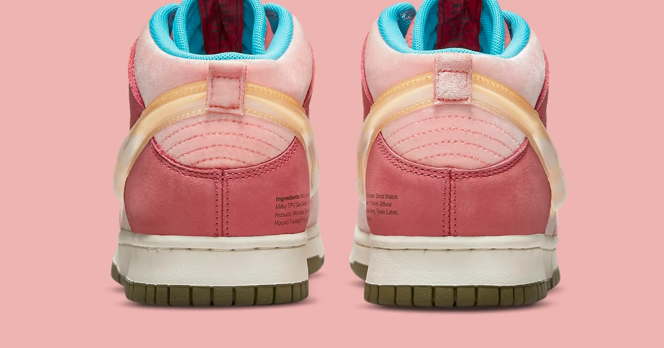 Social Status x Nike "Strawberry Milk" Dunks Dropping Soon