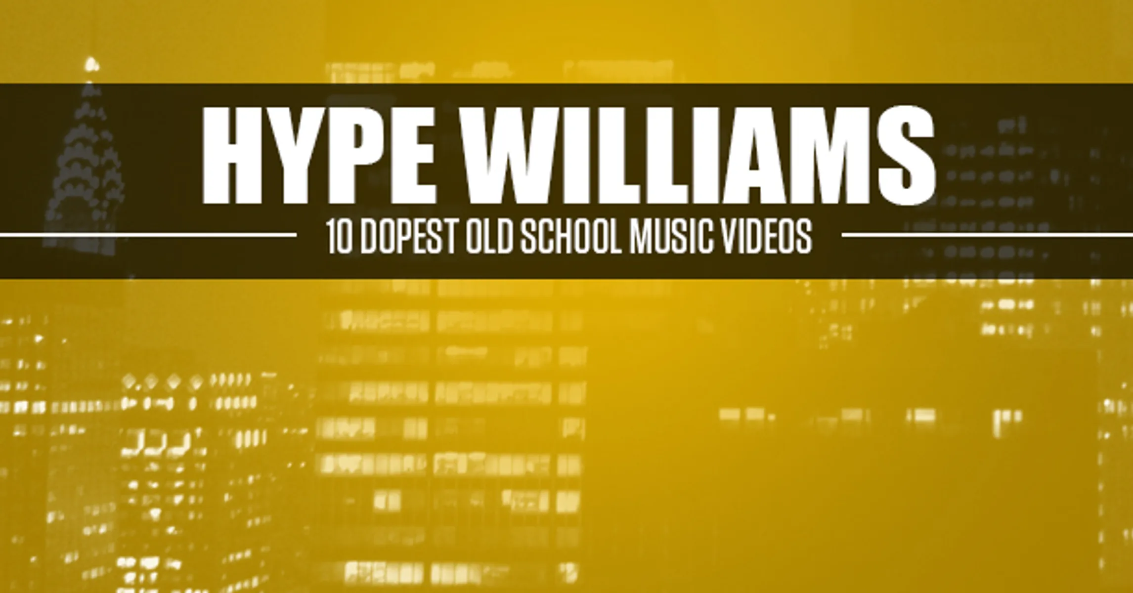 Hype Williams' 10 Dopest Old School Music Videos