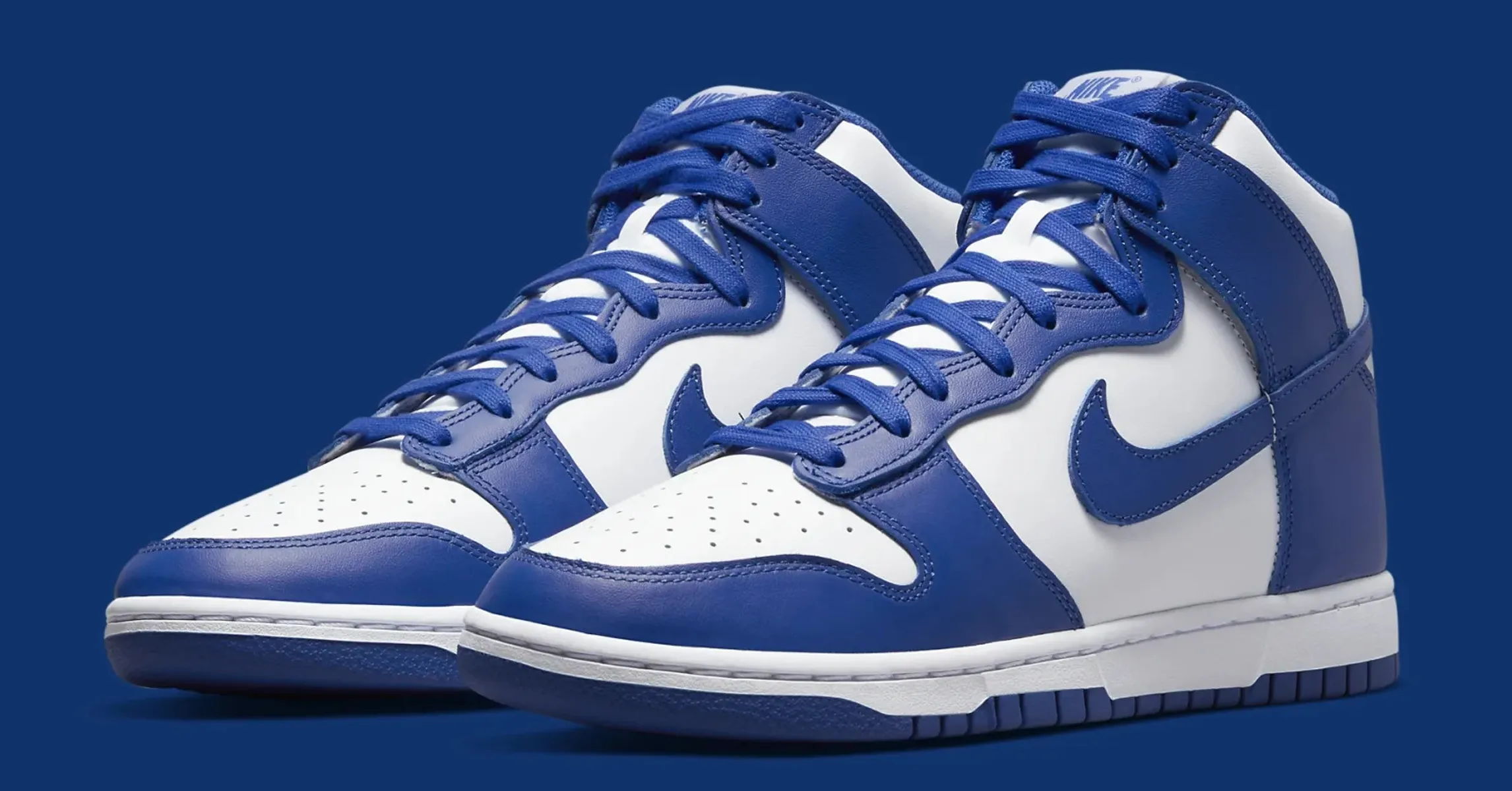 The Nike Dunk High Continues Its Impressive Run With "Kentucky" Colorway
