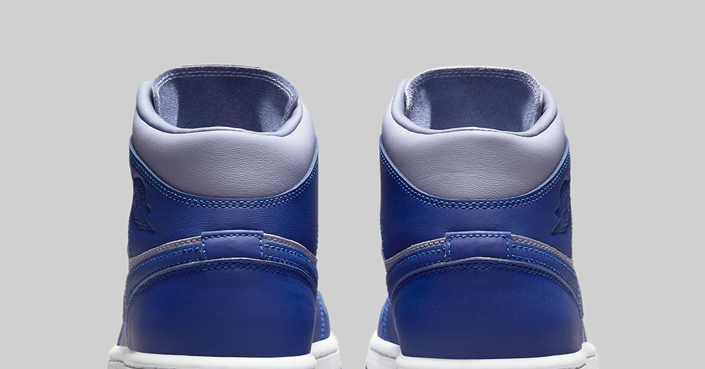 Air Jordan 1 Mid Releasing In Georgetown-Themed Colorway: Photos