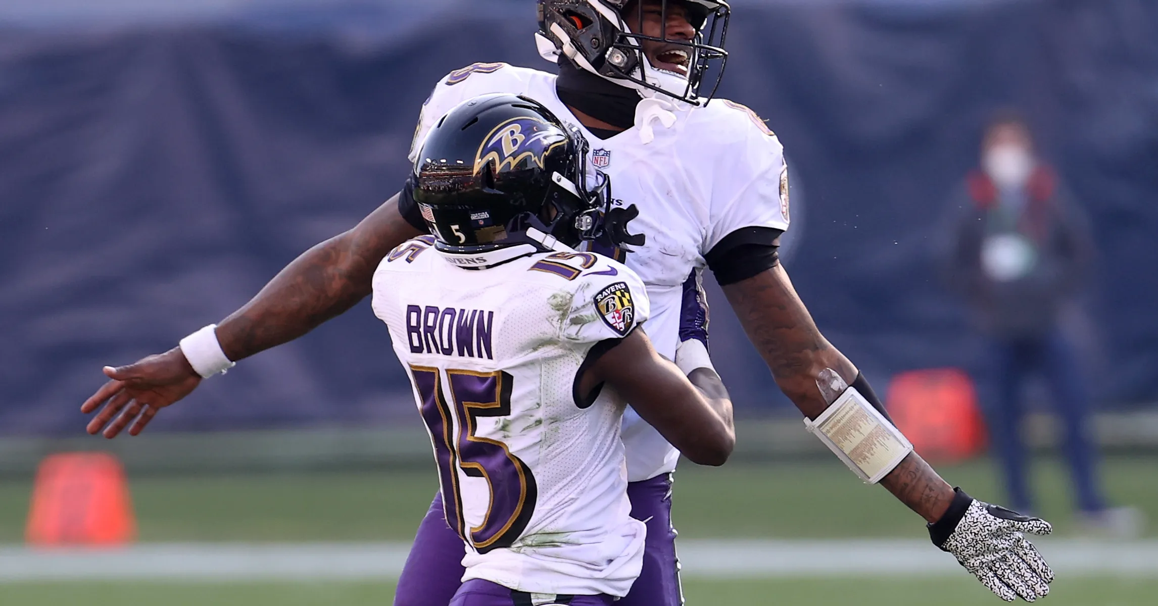 Ravens Defend Stomping On Titans' Logo During Wild Card Victory