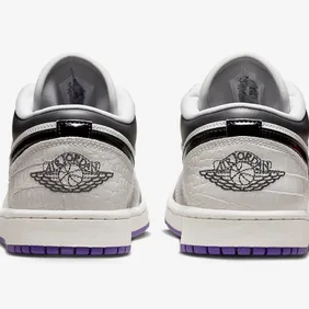 Air Jordan 1 Low 85 “Metallic Black” Receives A First Look