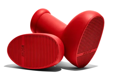 MSCHF's Viral Big Red Boots Get A Release Date