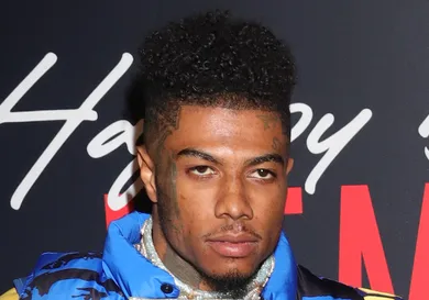 Blueface Shows Off His Feet On Social Media