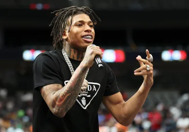 NLE Choppa Roasted For Feet Pic On Instagram