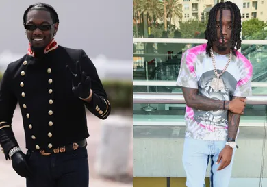 Offset Hits Wild Dance Moves With Kai Cenat On "Fan" Music Video Set