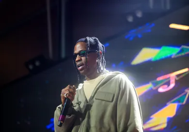 Travis Scott Stops Concert To Lecture Stage-Rushing Fan: Watch