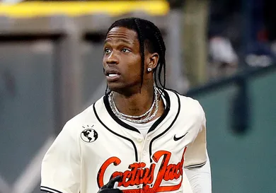 Travis Scott Supports Caitlin Clark At Iowa Game