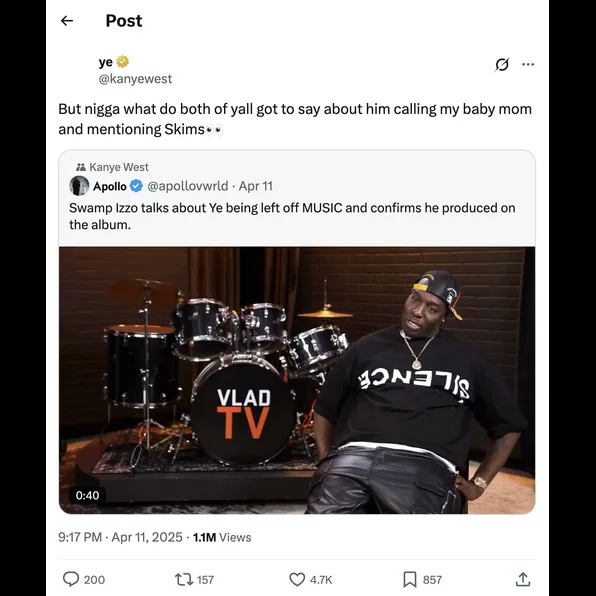 Kanye West Refuses To Accept Swamp Izzo's Explanation For Playboi Carti ...