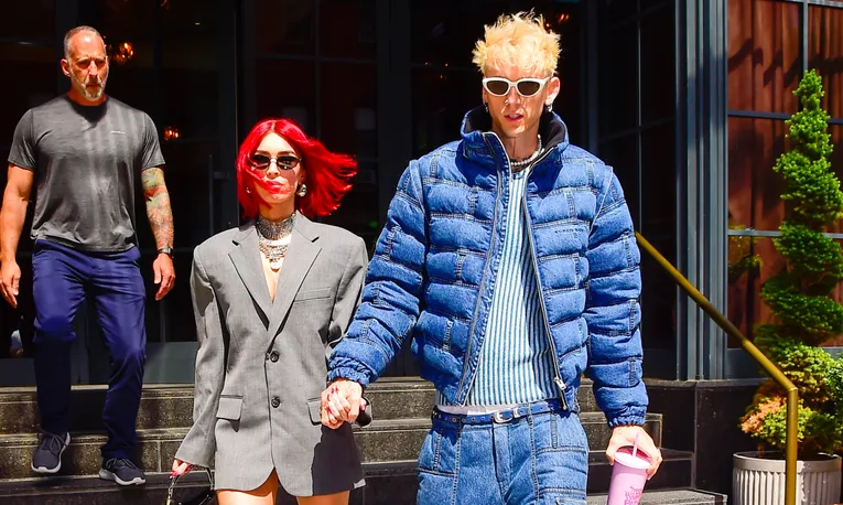 Megan Fox & Machine Gun Kelly Dress Up As Anime Characters For 2nd Costumes