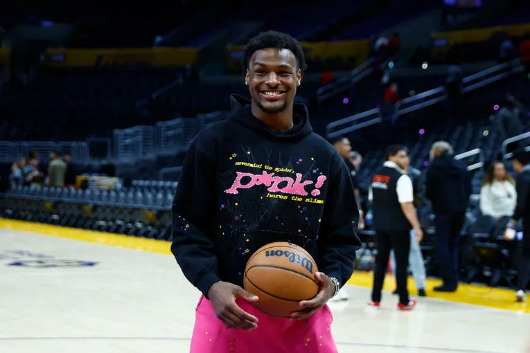 Bronny James Jr. Reps Chrome Hearts For Senior Prom