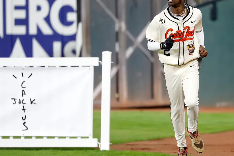 Travis Scott Makes Air Jordan 1 Low Cleat For The HBCU Classic