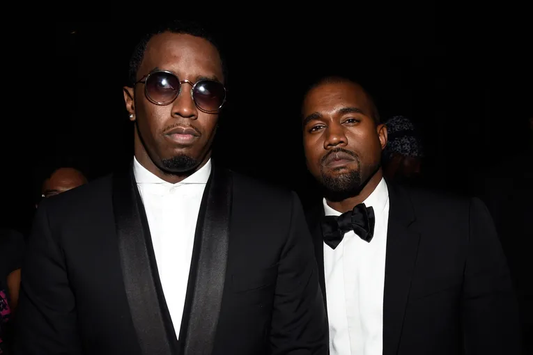 Diddy Attends Kanye West's Rolling Loud L.A. Set With Ty Dolla Sign