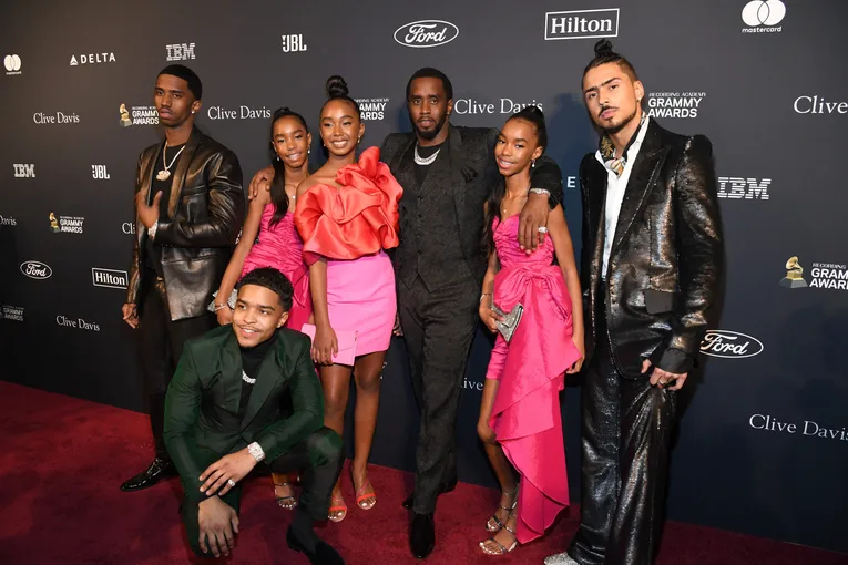 Diddy's Sons King & Justin Combs Pop Out In Los Angeles For Sister's ...