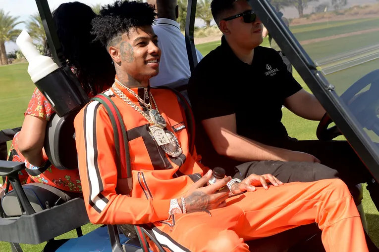 Blueface Links Up With The Gold Gods To Create "Benjamin" Jewelry ...