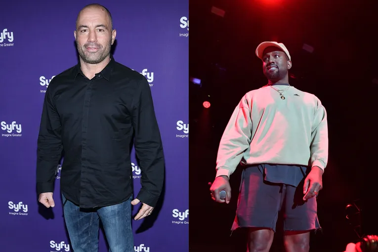 Joe Rogan Offers Update On Kanye West Interview, Shows Lookalike Toy