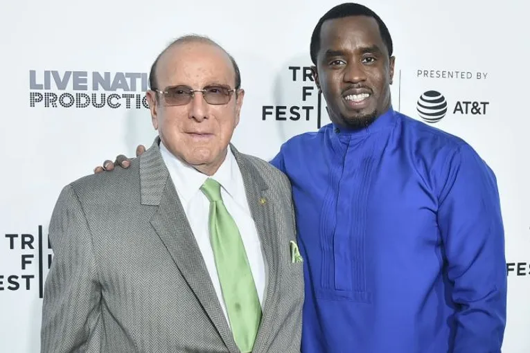 Diddy "Blown Away" By Clive Davis Pre-Grammy Award In Thank You Video