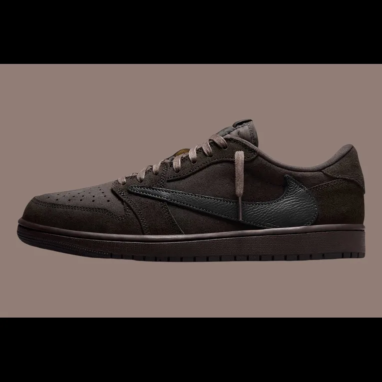 Travis Scott's "Velvet Brown" Air Jordan 1 Low OG Revealed