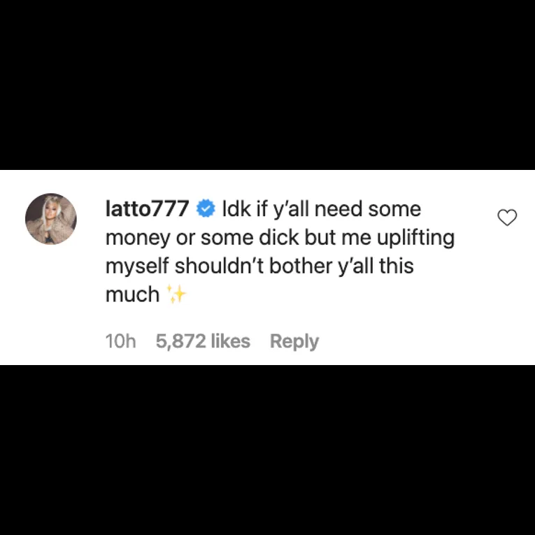 Latto Shares Makeup-Free Look & Fights Critics Saying She Looks Old