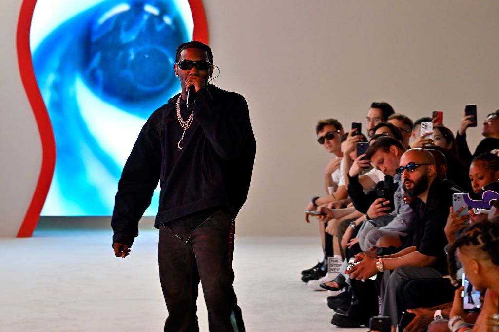Offset Performs "Rick Flair Drip" At Paris Fashion Week Show