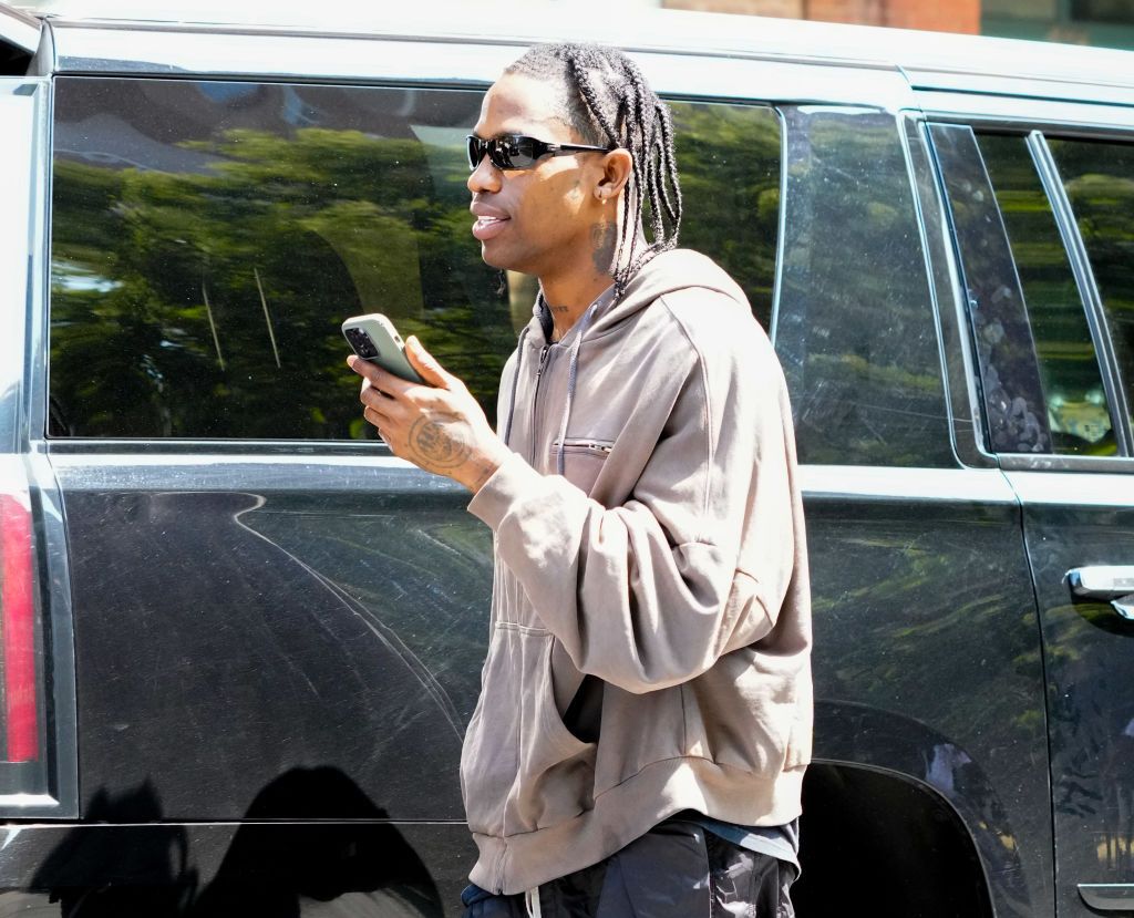 Travis Scott Van Surfs In Rome