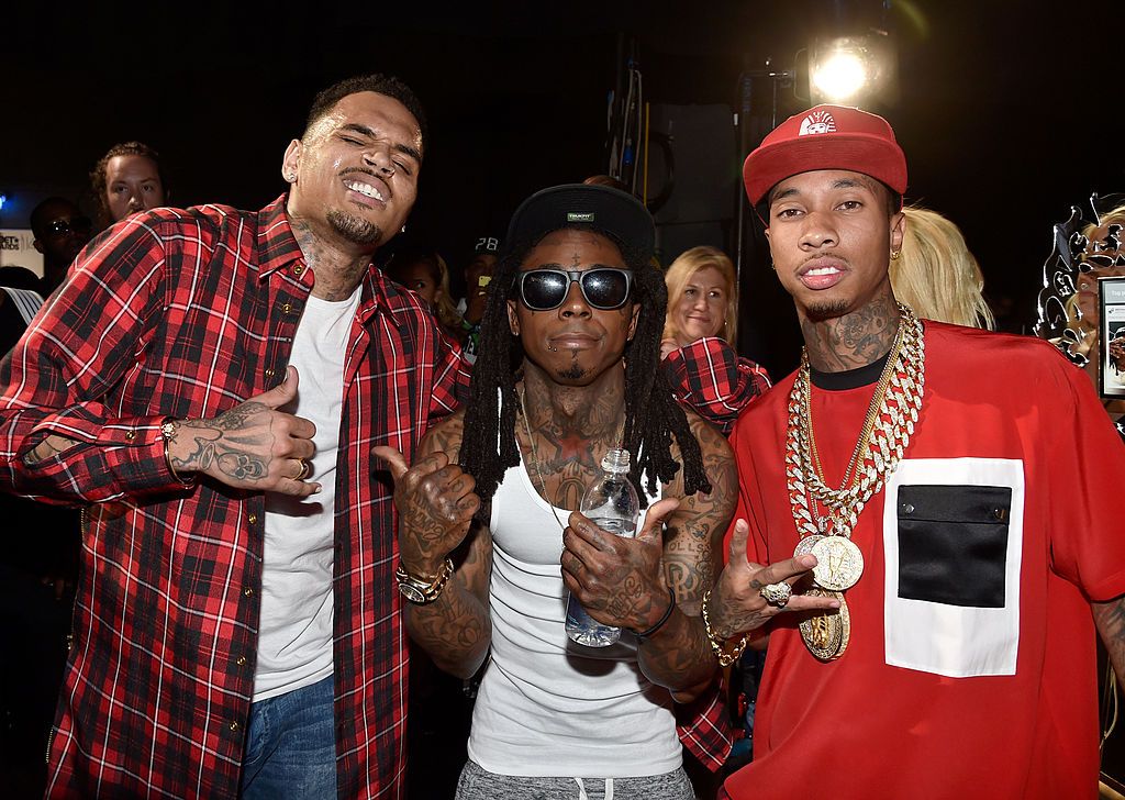 Tyga Celebrates His 34th Birthday With Lil Wayne And Some Strippers: Watch