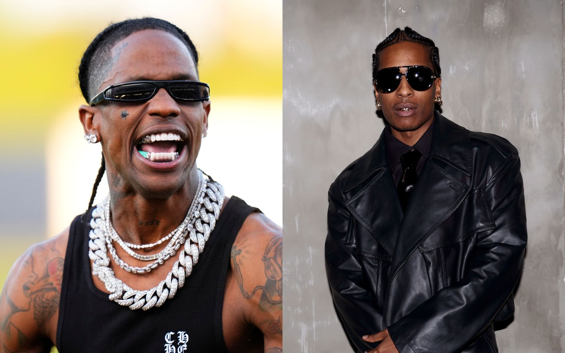 Travis Scott Asap Rocky Beef They May Look Alike, But Travis Scott And
