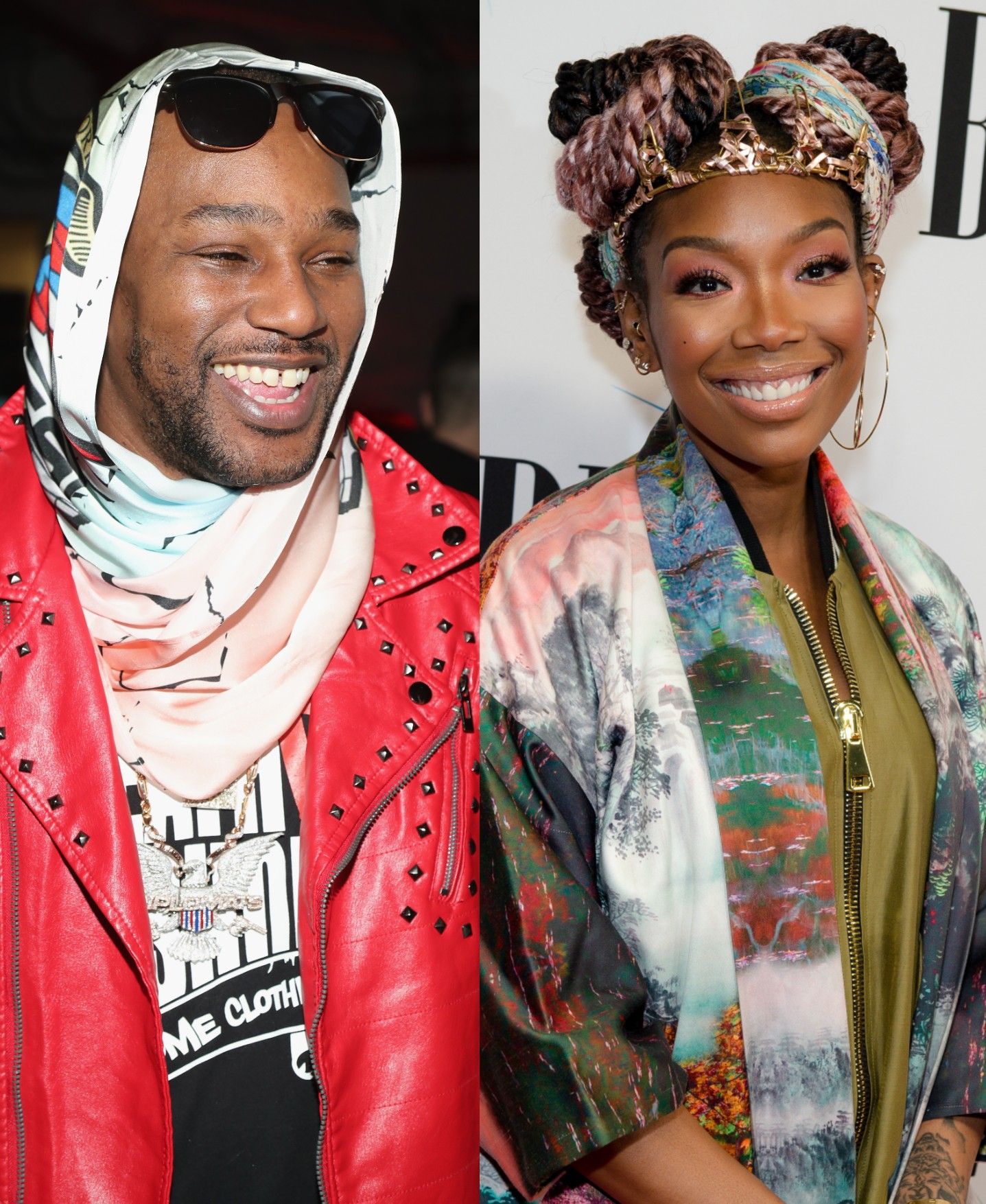 Cam'ron Playfully Annoys Brandy With "Oney-One" Jokes