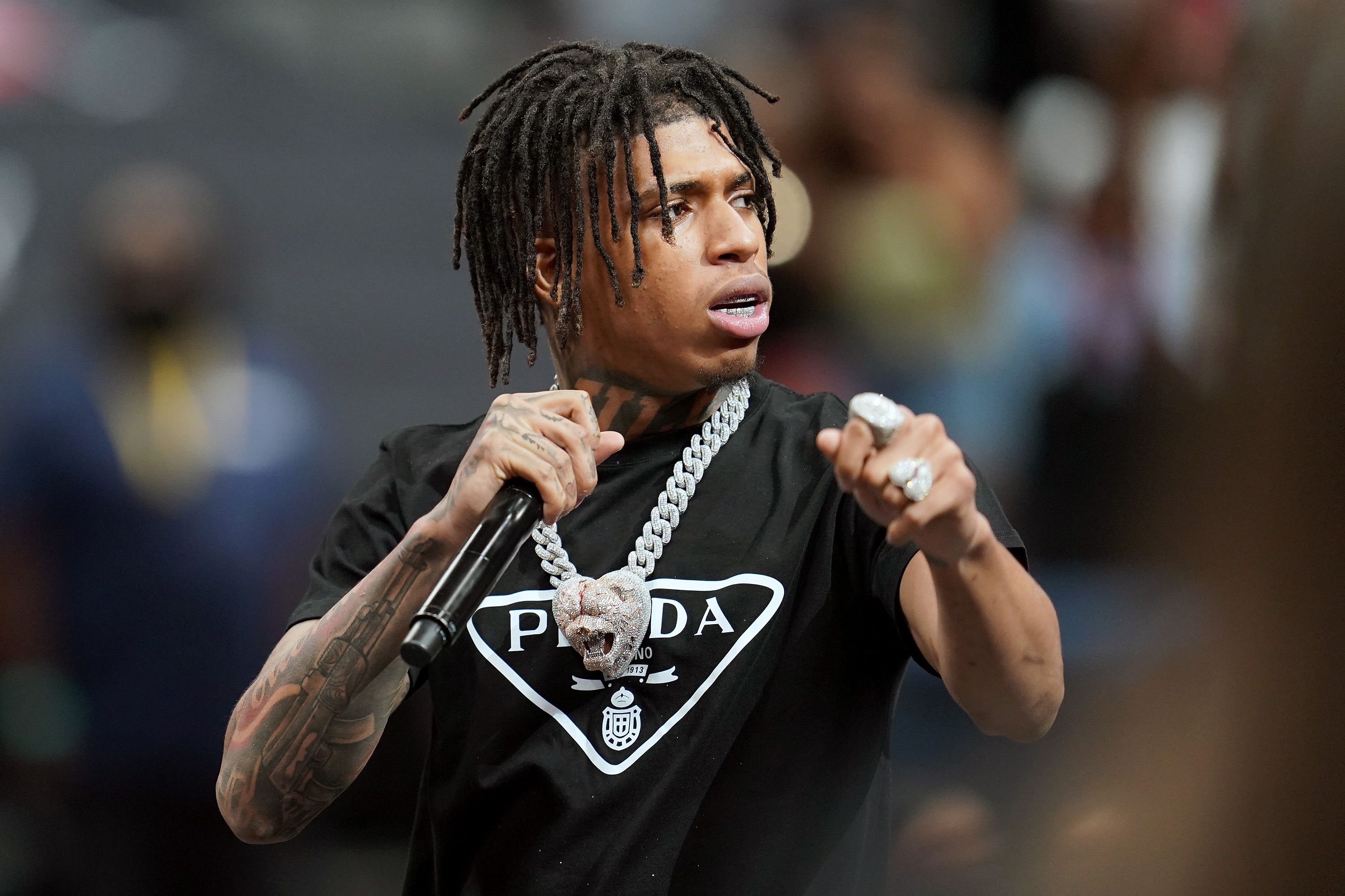 NLE Choppa Assaulted By NBA YoungBoy Fan: Report