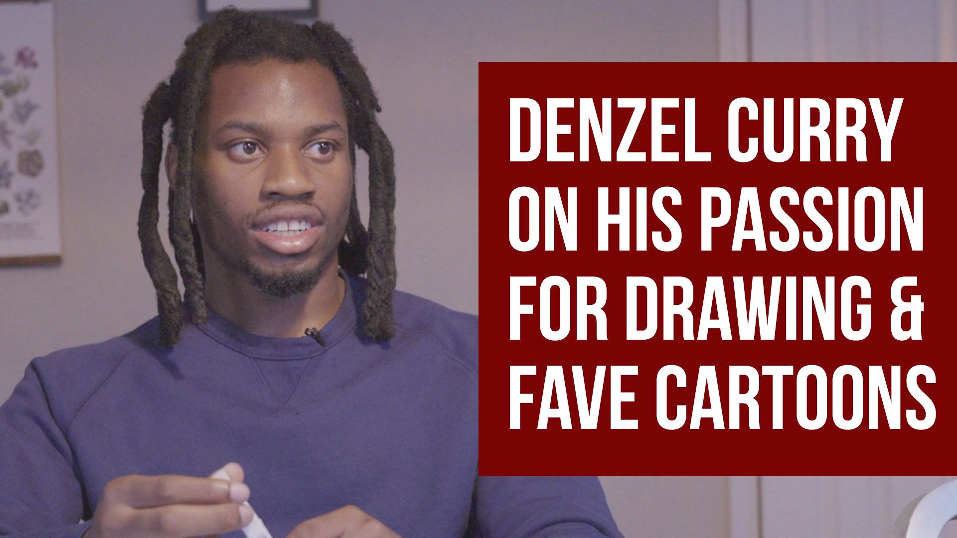 Denzel Curry On Passion For Drawing & Favorite Cartoons Of All Time