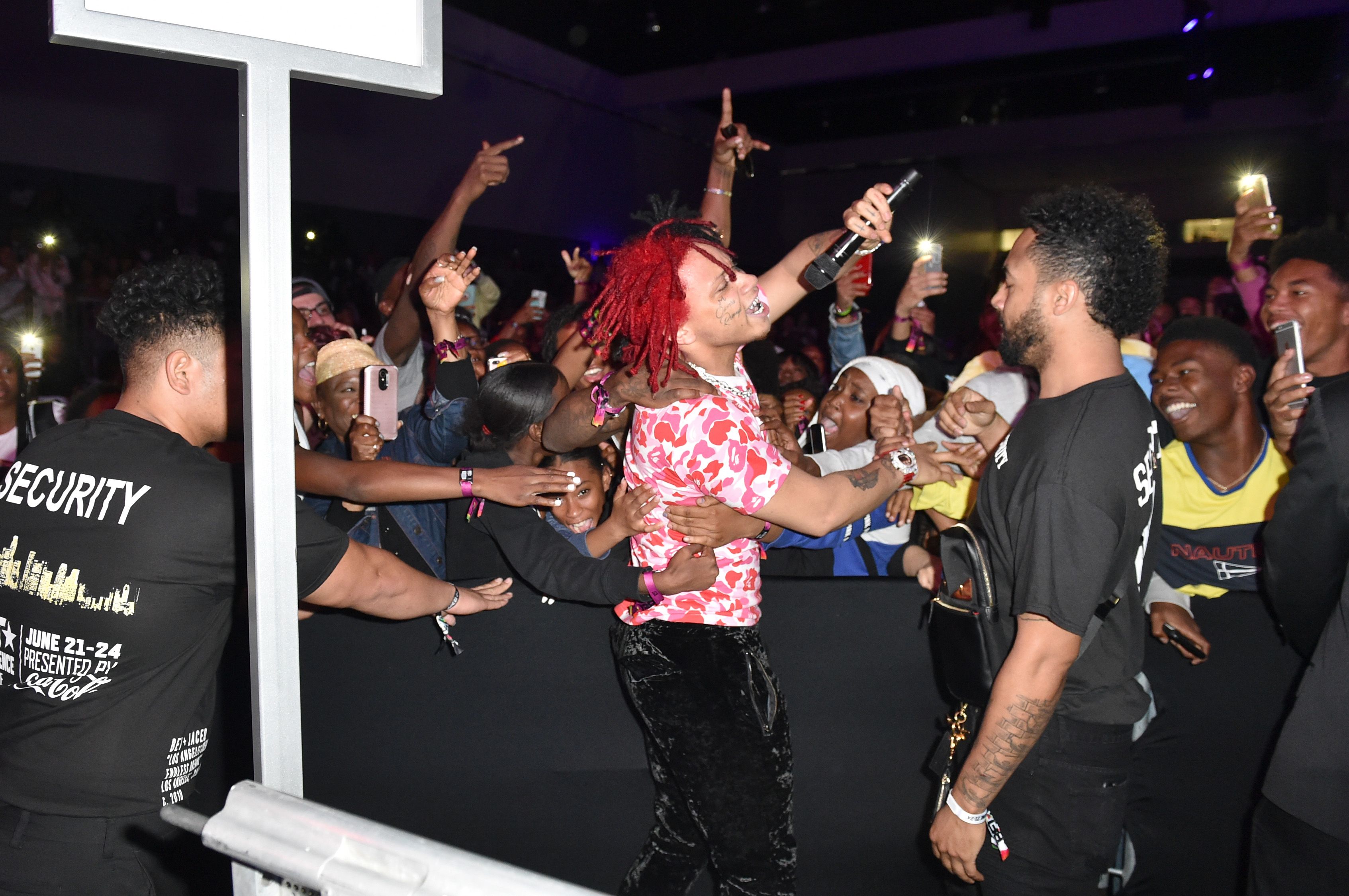 Trippie Redd Stops Concert To Resuscitate Passed Out Fan