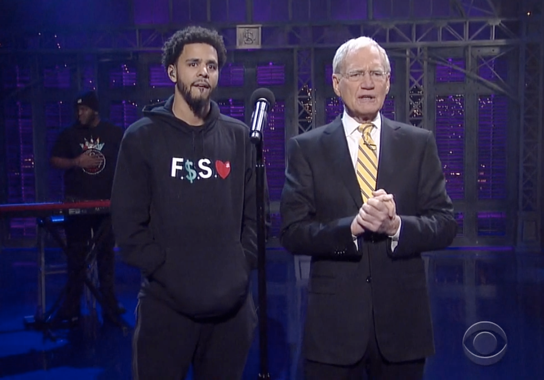 J. Cole Performs "Be Free" Live On David Letterman